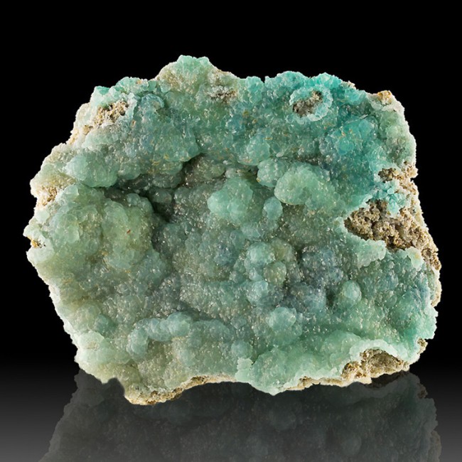 4.2" Saturated Turquoise Blue SMITHSONITE Botryoidal Crystals Mexico ...