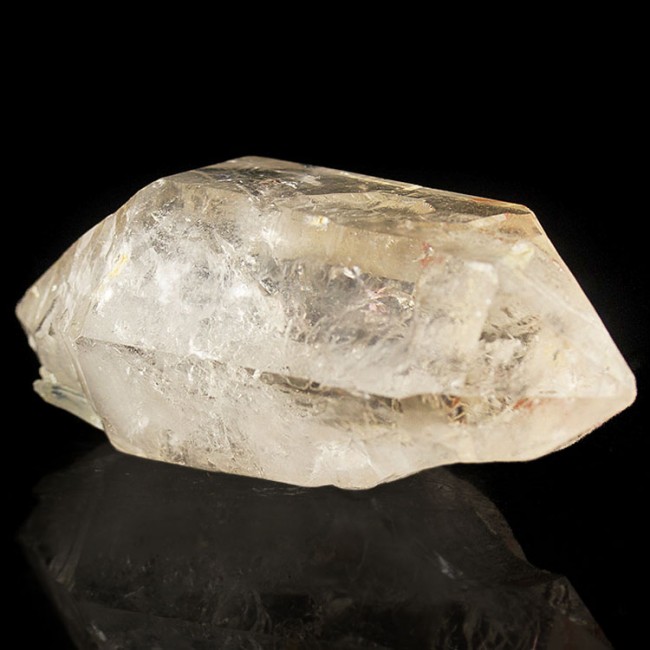 2.8" Double Terminated Clear ENHYDRO QUARTZ Crystal with Bubble China ...